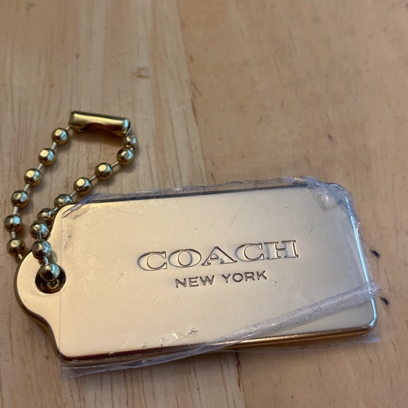 Coach | Accessories | New Coach Gold Metal Bag Tag Use As Bag Tag Purse ...